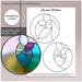 Sacred Pattern Stained Glass Duo – Set of 2 Designs (5 Inches Each ...