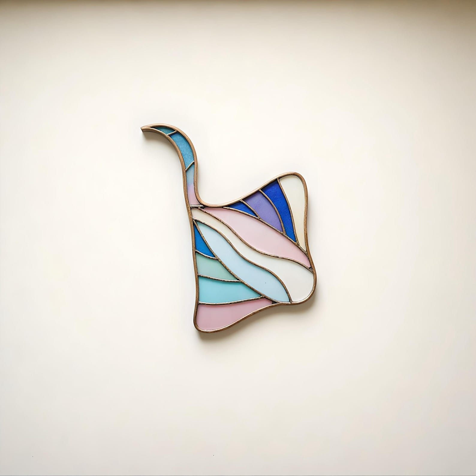 Elegant Stingray Stained Glass Pattern – 6"x5" Design – Digital ...