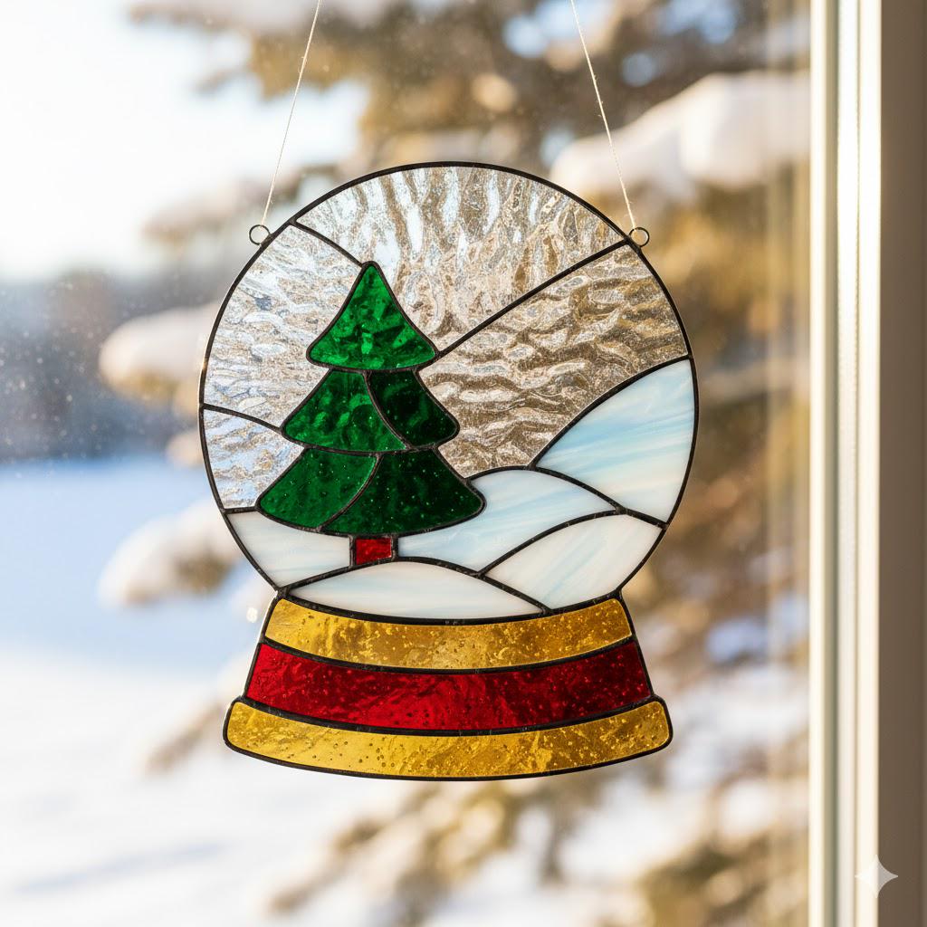 Christmas Stained Glass Pattern Bundle: 30+ Holiday Designs (PDF & JPEG ...