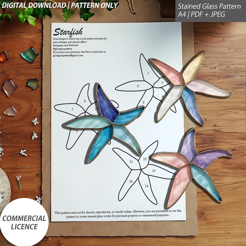 Glass Starfish - Etsy