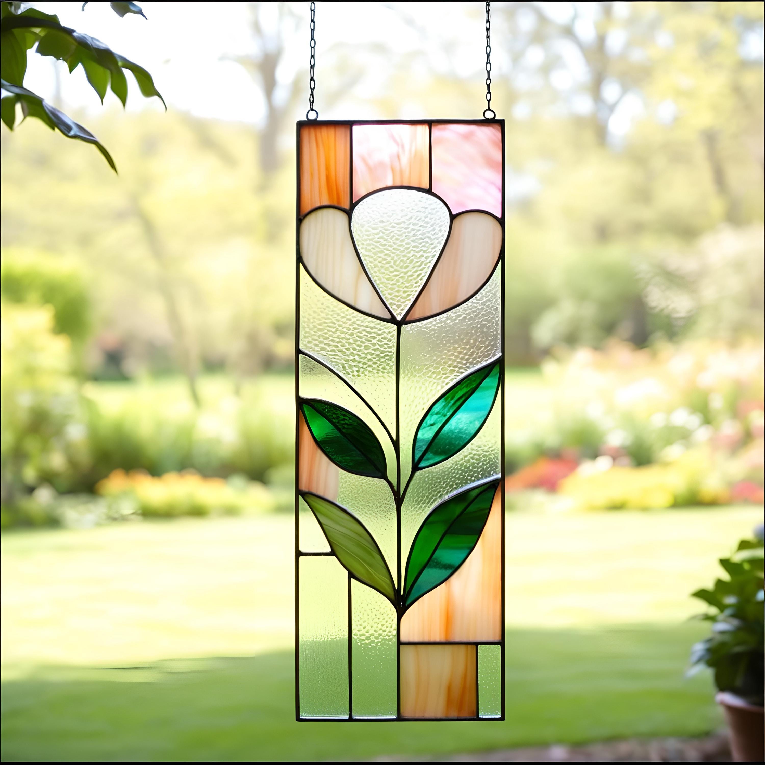 Floral Panel Stained Glass Patterns – Digital Download - Etsy