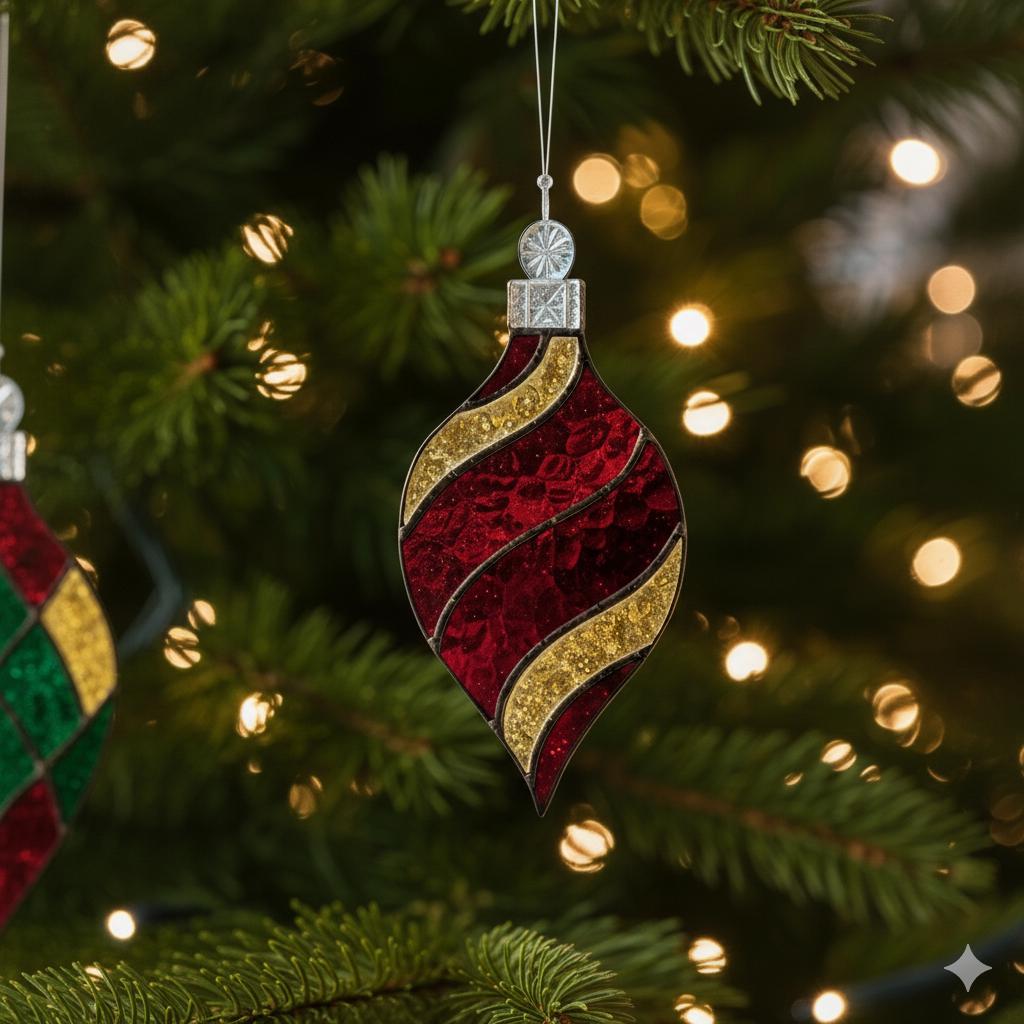 Christmas Stained Glass Pattern Bundle: 30+ Holiday Designs (PDF & JPEG ...