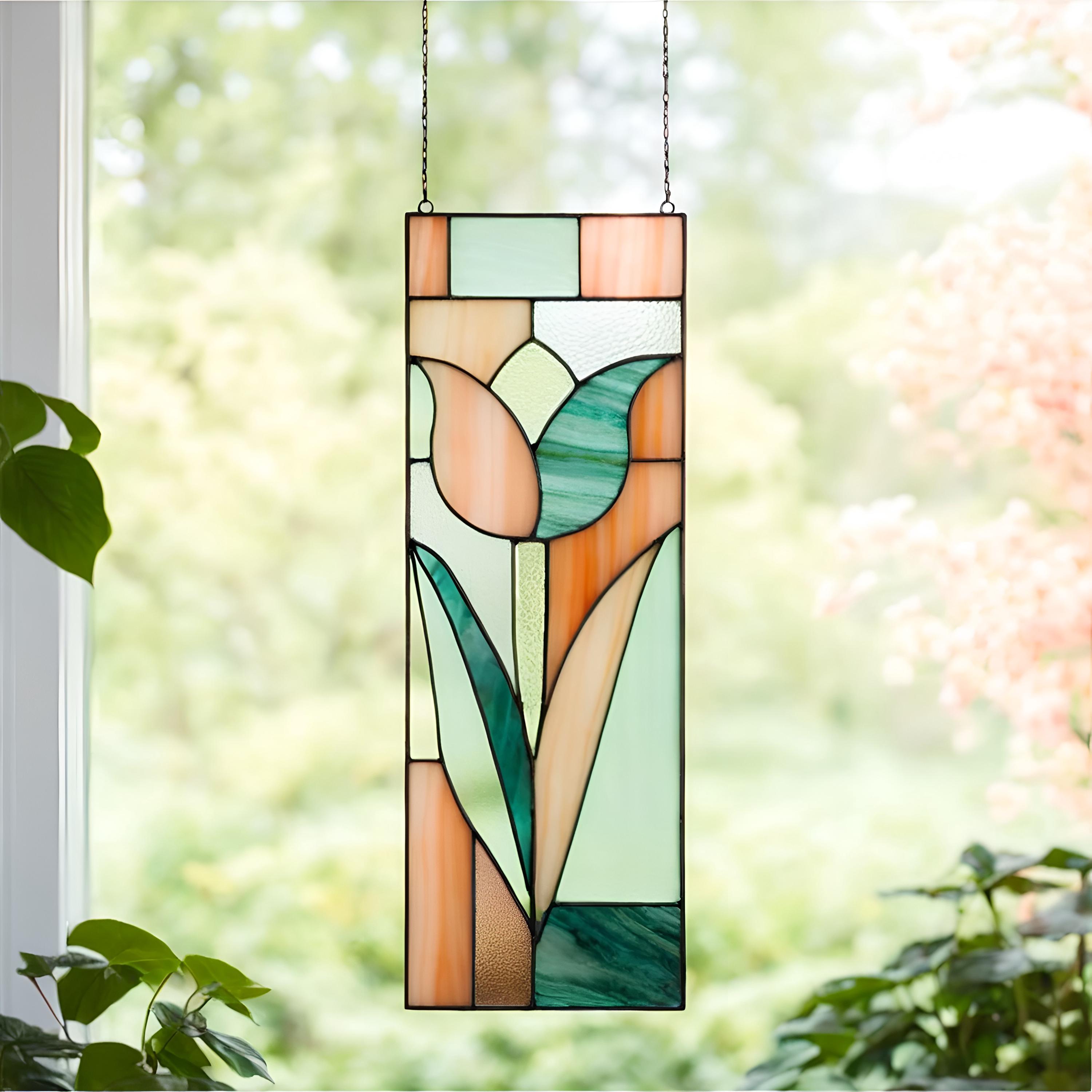 Floral Panel Stained Glass Patterns – Digital Download - Etsy