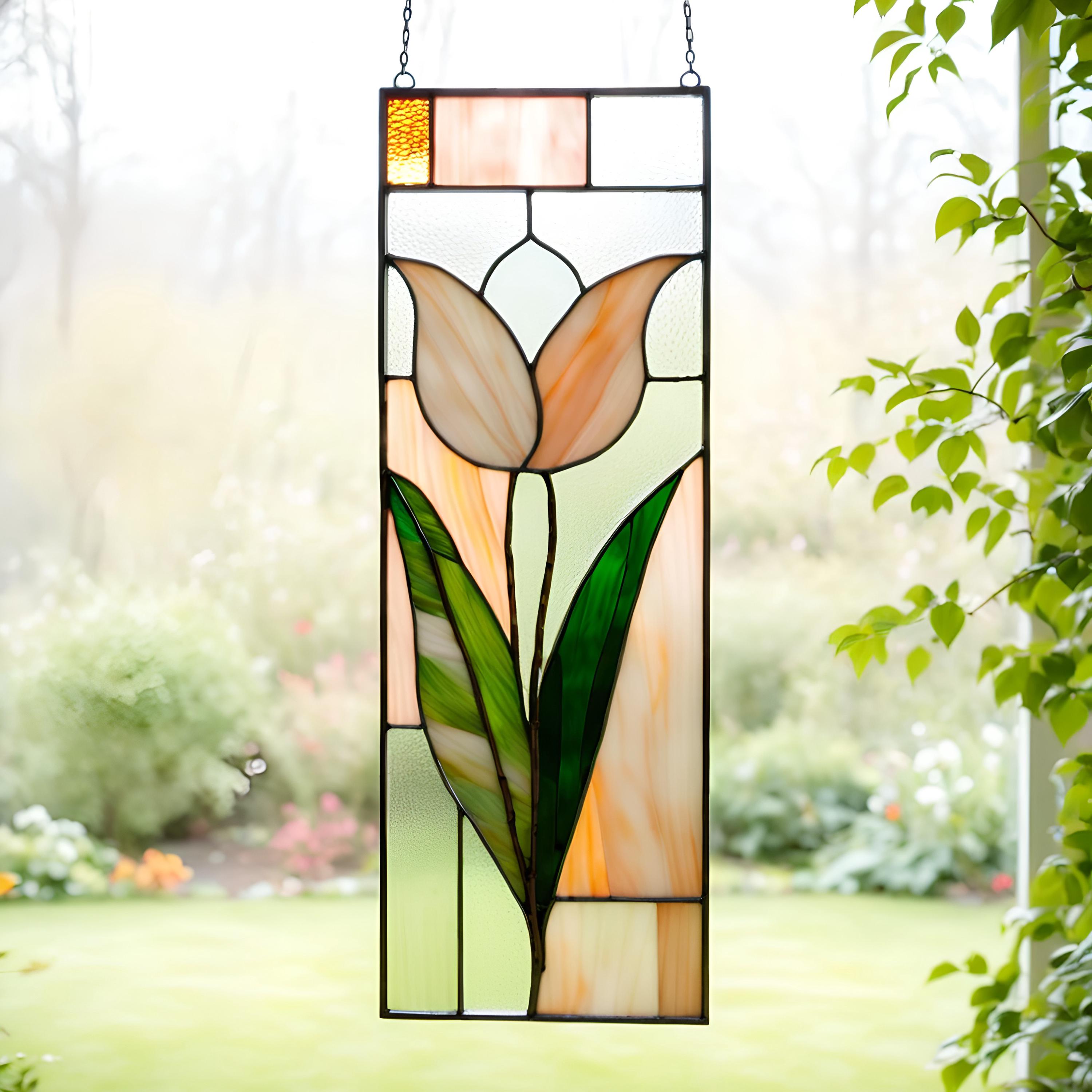 Floral Panel Stained Glass Patterns – Digital Download - Etsy