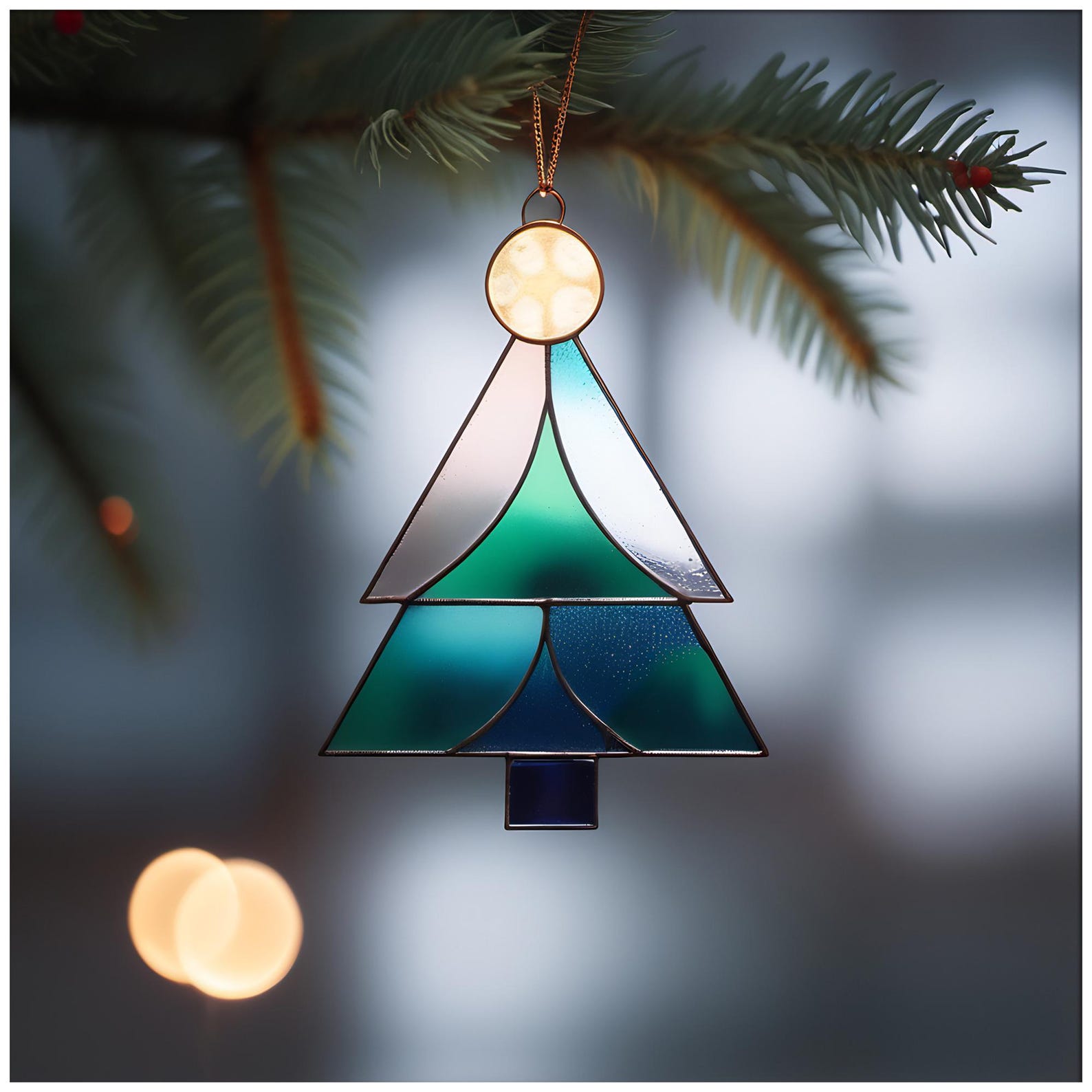 3 Christmas Tree Stained Glass Patterns – 3 Unique Designs – Digital ...