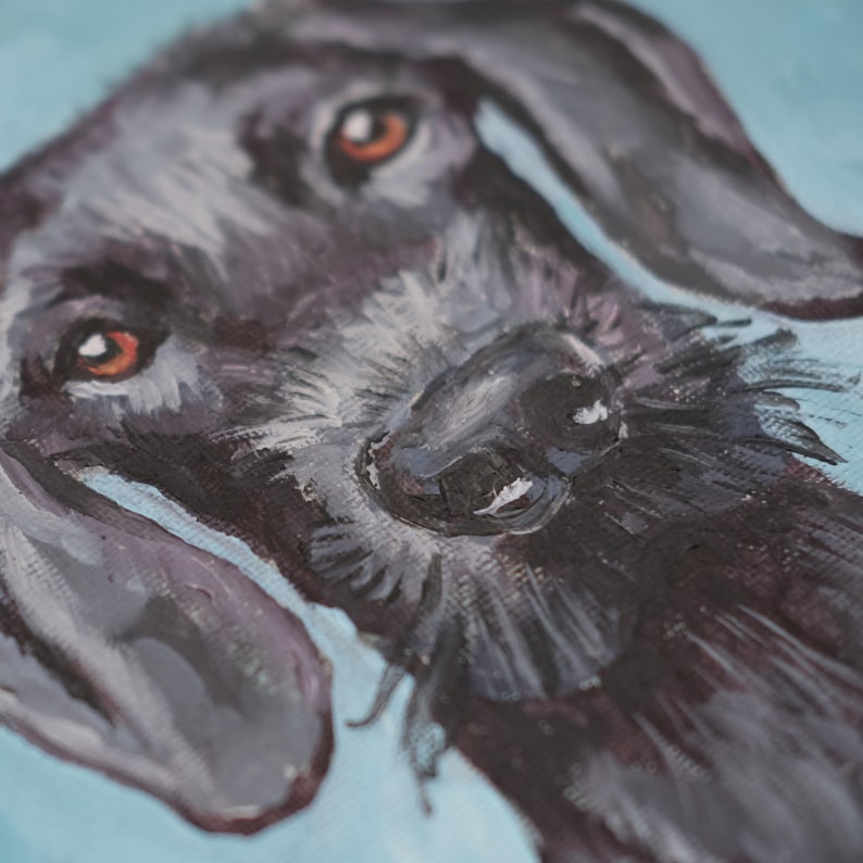Custom Pet Portrait Oil Painting From Photo, Custom Pet Portrait ...