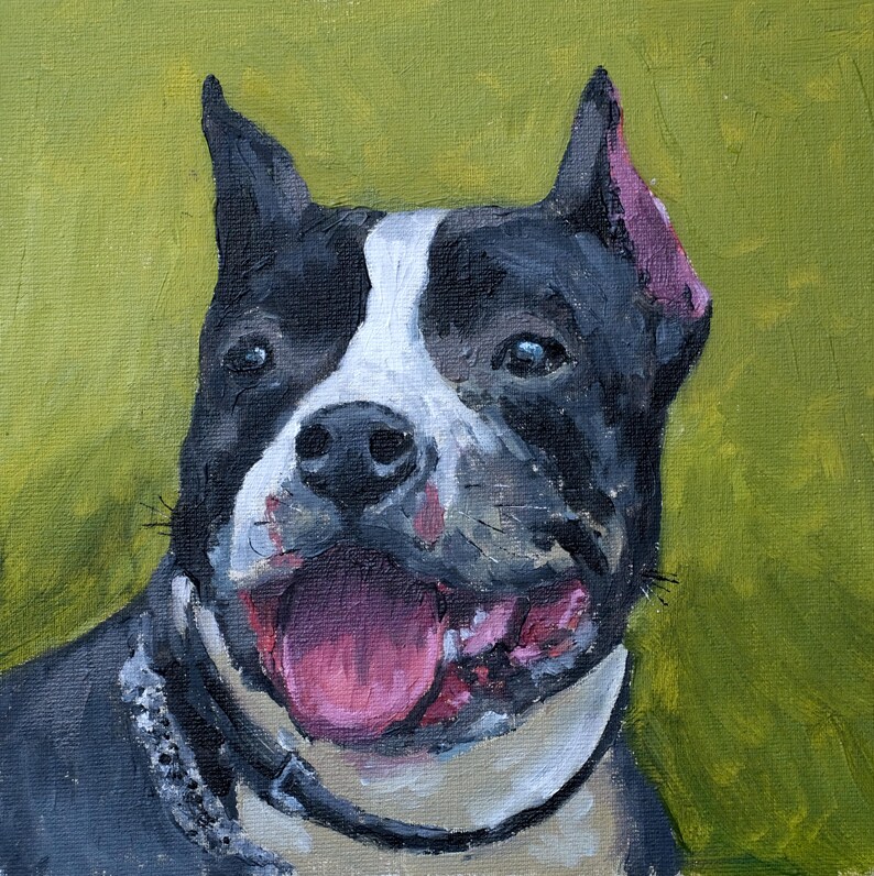 Custom Oil Pet Portrait – Hand-painted Dog or Cat Art Commission ...