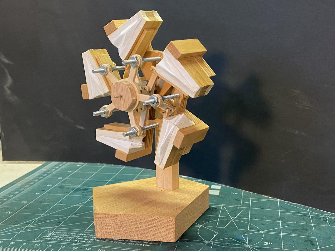 Pentabellow Rotary Air Engine Plans - Etsy