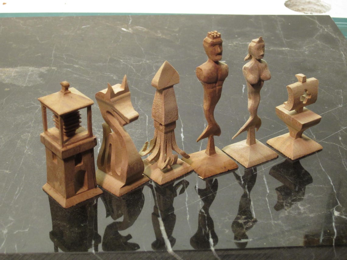 Nautical Chess Set Scroll Saw Pattern - Etsy
