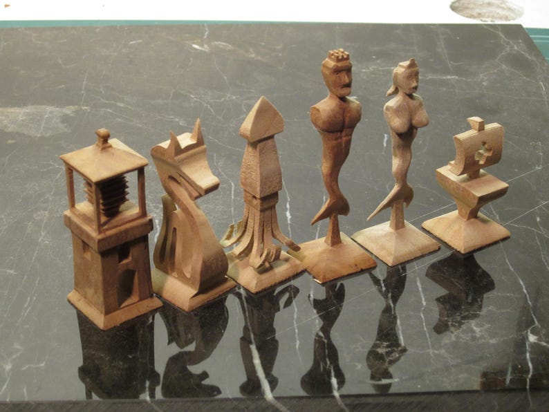 Nautical Chess Set Scroll Saw Pattern - Etsy