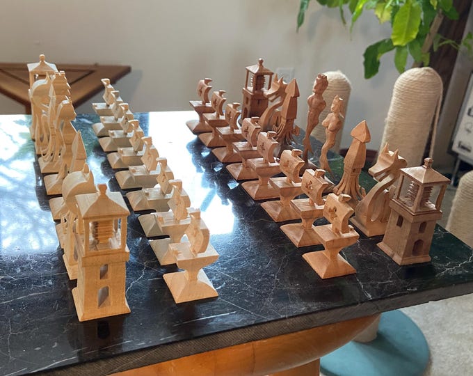 Scroll Saw Pattern: Chess Set, Simple. - Etsy Canada