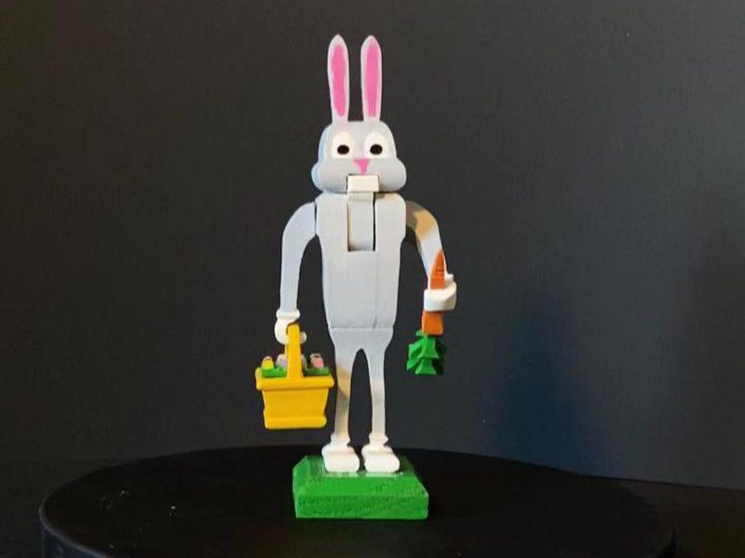 Scroll Saw Easter Bunny Nutcracker Pattern - Etsy