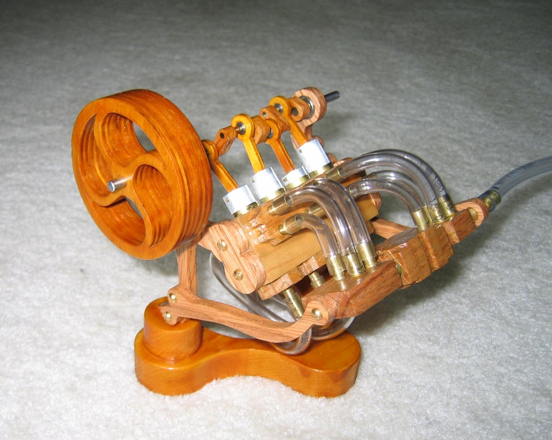 Inline 4 Cylinder Air Engine Plans - Etsy