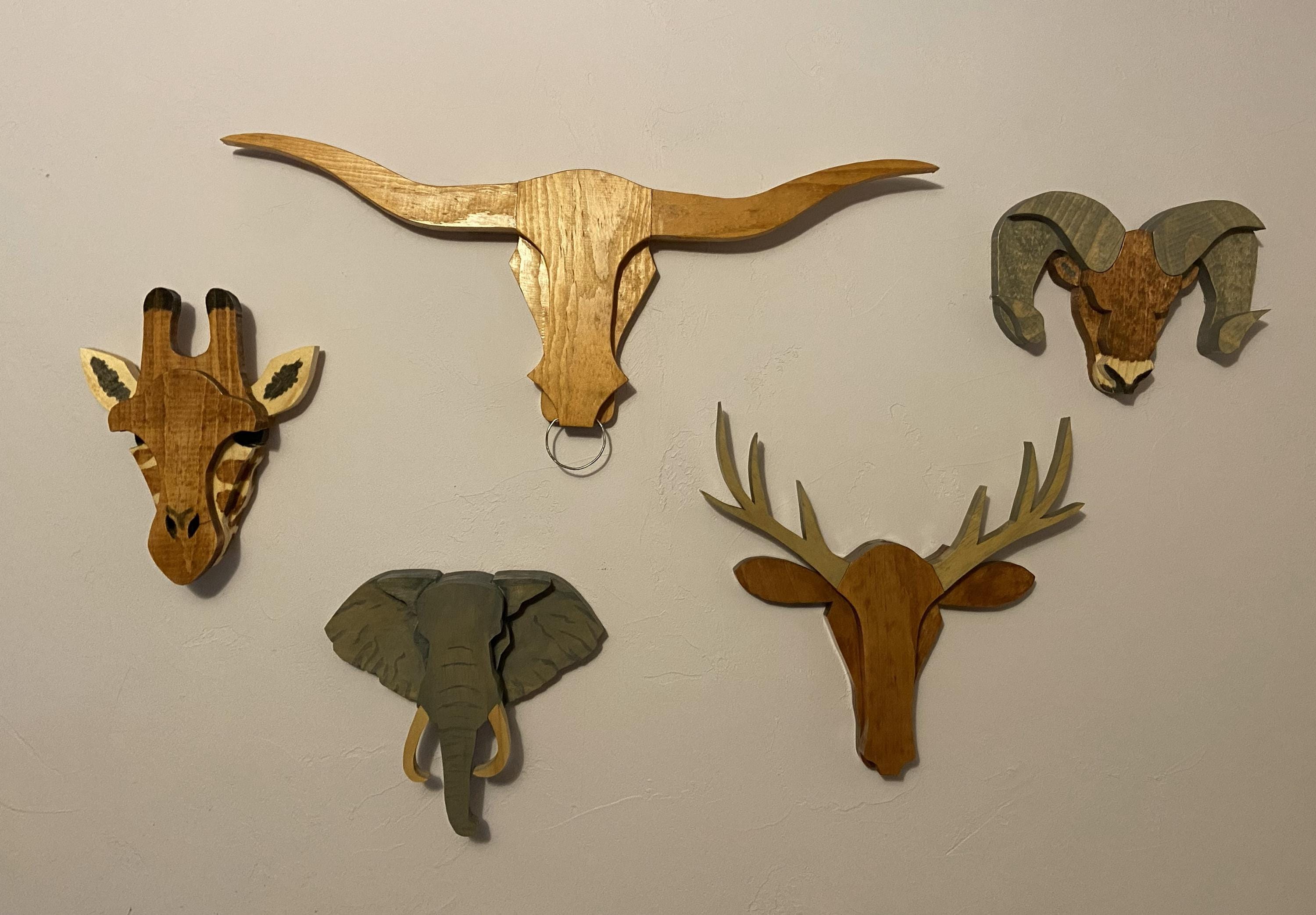 Bull's Head Scroll Saw or Bandsaw Pattern - Etsy