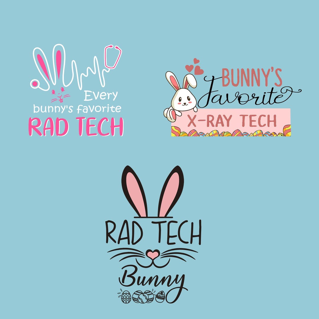 Easter Day Radiologic Technologist Png, Bunny Favorite Rad Tech Png ...