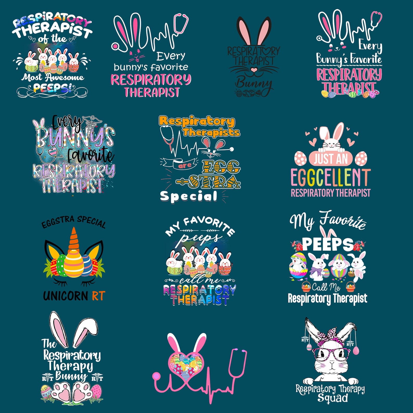 10+ Designs Respiratoy Therapist Easter Day Png, Easter Respiratory ...