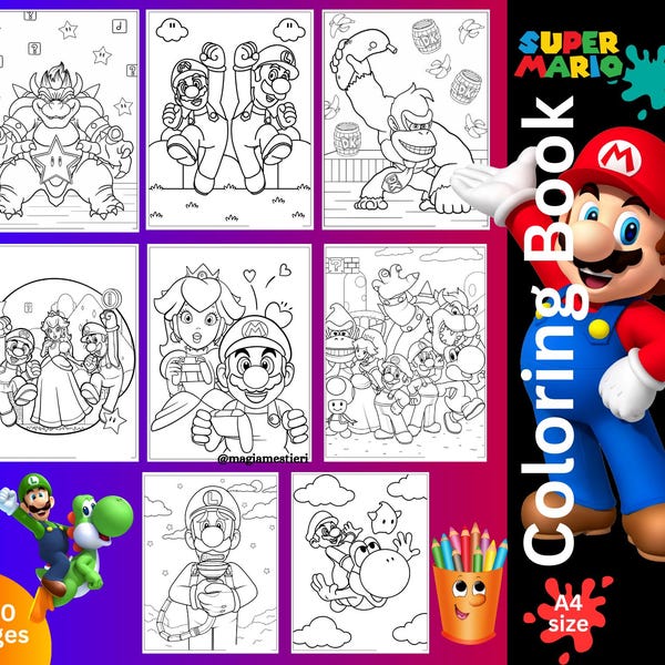 Super Mario Print - Etsy