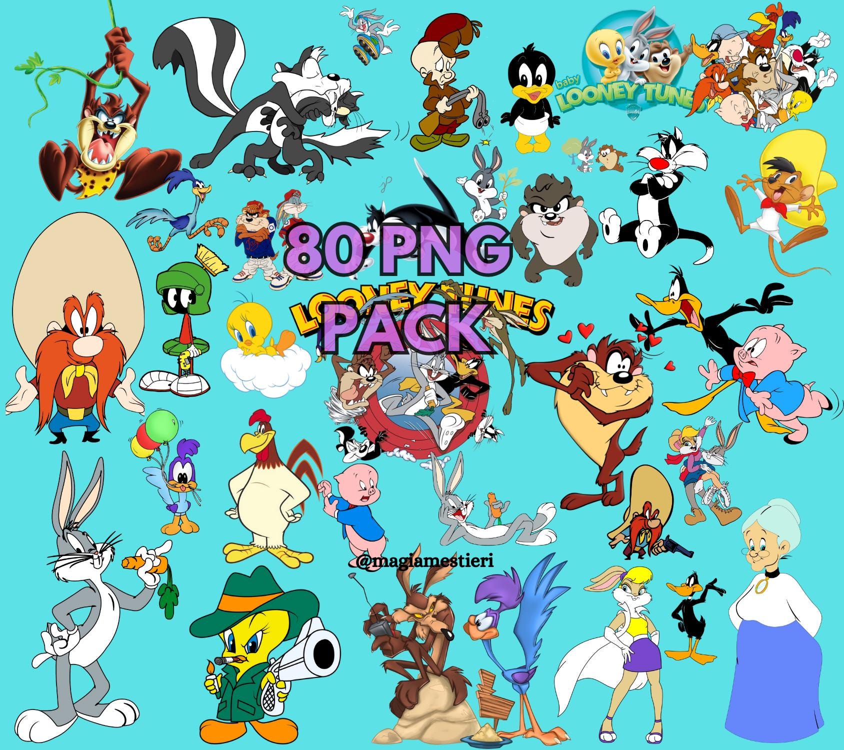 Baby Looney Tunes Characters Png