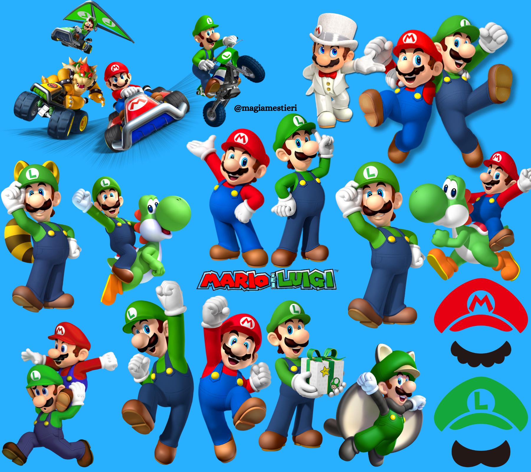 Super Mario PNG 110 Bundle, Digital Art, Mario PNG, Clipart Mario ...
