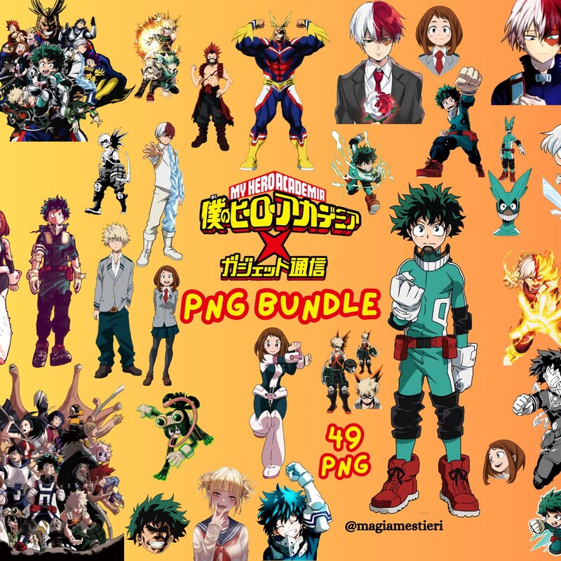 My Hero Academy Stickers - Etsy