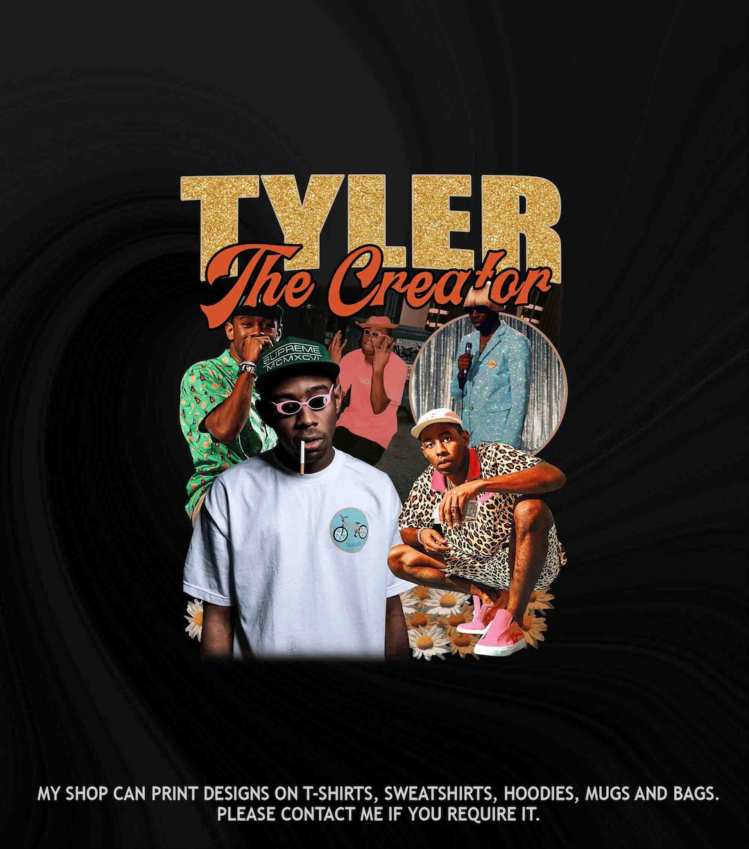Vintage Tyler the Creator Png, Tyler the Creator Rap Singer Digital ...