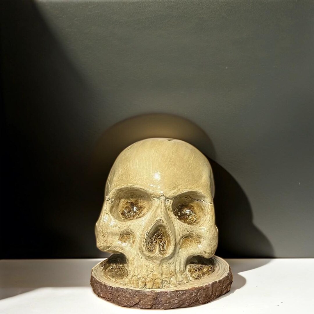 Skull Knife Holder for Countertop Horror-themed Kitchen Storage Block ...