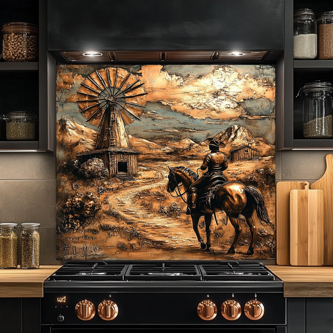 Tempered Glass Backsplash, Glass Backsplash for Kitchen, Western ...