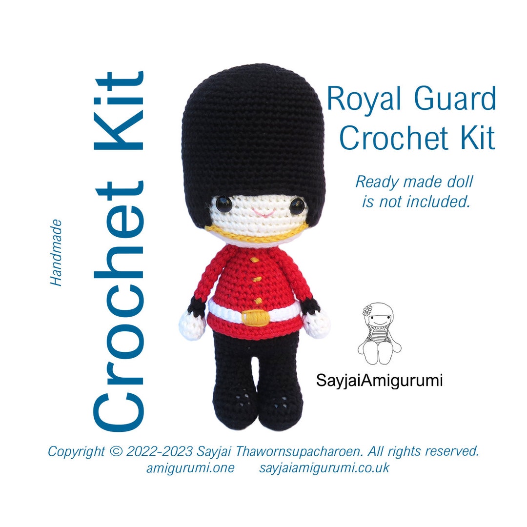 Crochet Kit Crochet Royal Guard Amigurumi Doll Crochet Kit - Etsy