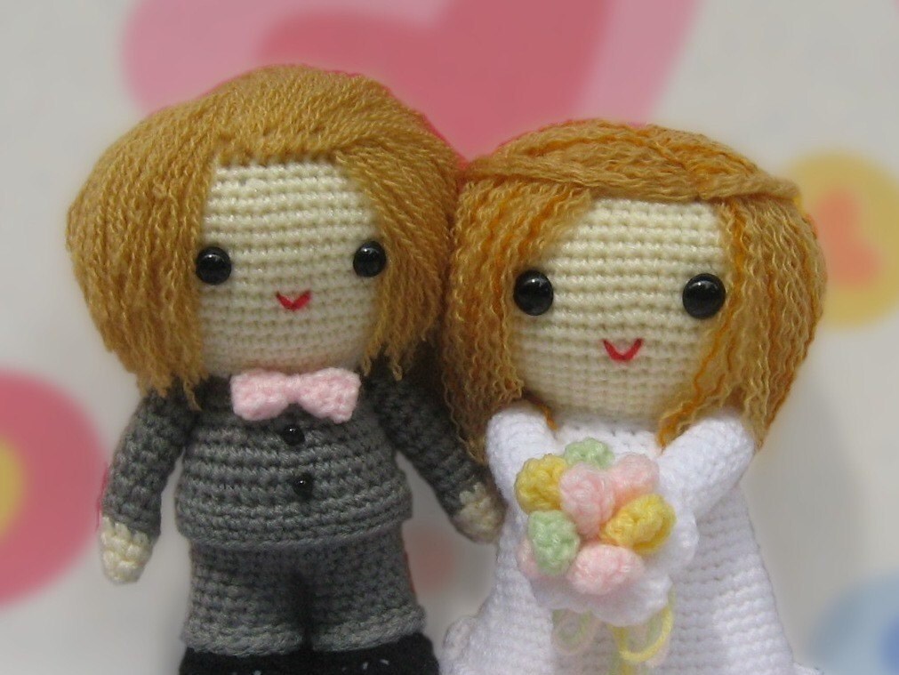 Wedding Bride and Groom Crochet Pattern Instant PDF Download - Etsy