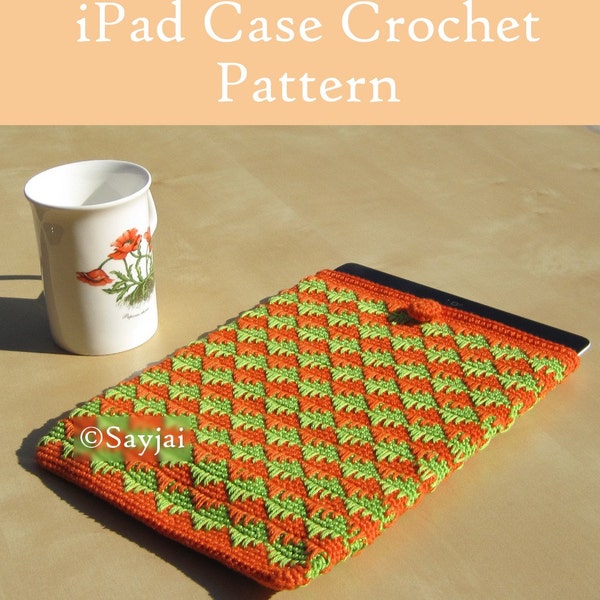 Crochet iPad Sleeve - Etsy