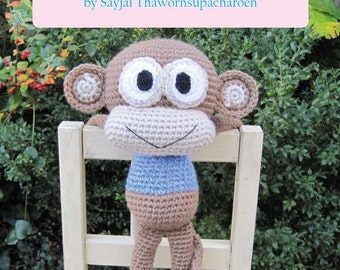 Monkey Softie - Etsy
