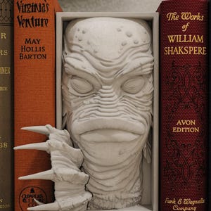 Creature From the Black Lagoon Book Nook and Wall Mount 3D Printed ...