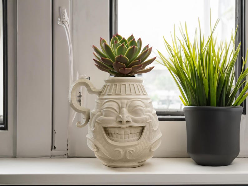 3D Printed Pot of Greed Planter: Anime Gamer Decor - Etsy