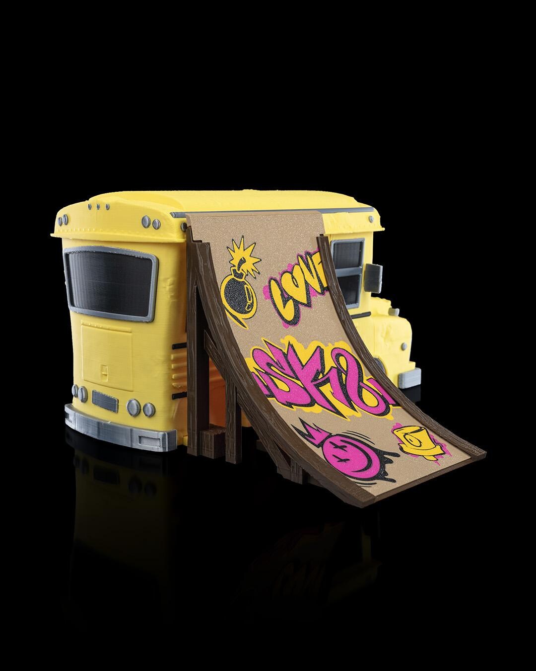 3D Printed Bus Ramp Skate Obstacle | Customizable Miniature Skate Park ...