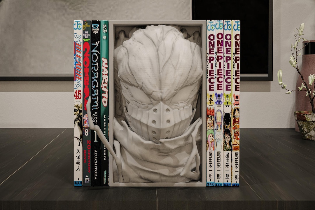 Deku Manga Book Nook Bookend 3D Printed My Hero Academia Bookshelf ...