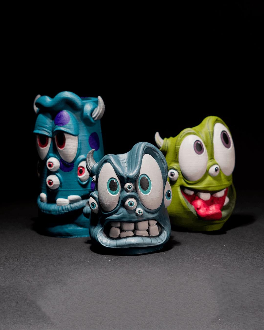 Monster Planters – 3D Printed Creepy Cute Succulent Pots, Unique Plant ...