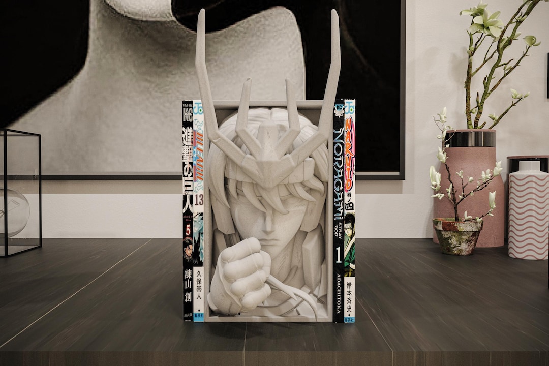 Anime Book Nook: Shiryu Bookshelf Insert - Otaku Room Decor - Etsy
