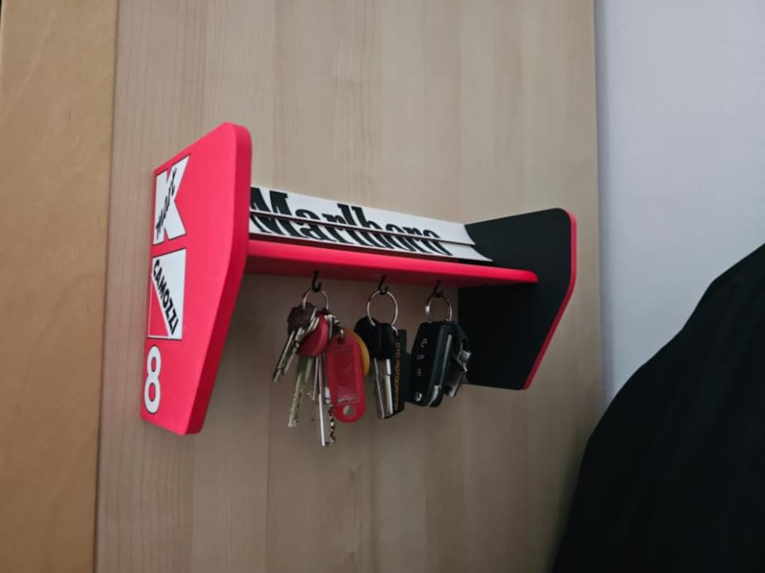 Mclaren Rear Wing Key Holder 3D Printed Automotive-inspired Accessory ...