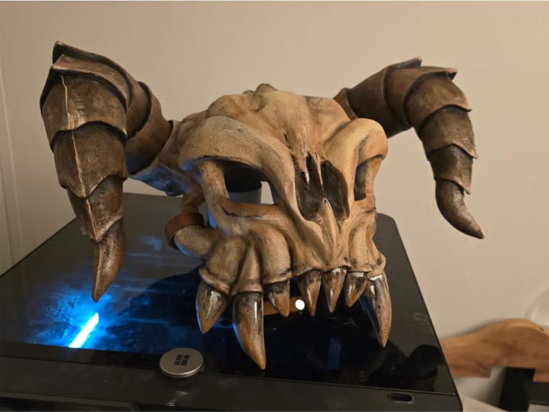 Fallout Deathclaw Skull Mask – 3D Printed Post-apocalyptic Cosplay ...
