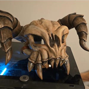 Fallout Deathclaw Skull Mask 3D Printed Post-apocalyptic Cosplay Iconic ...
