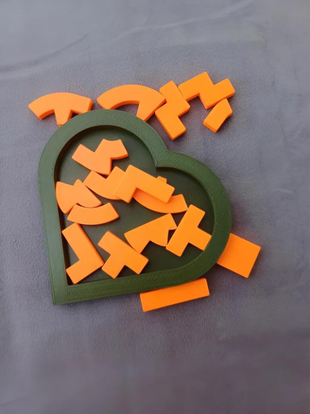 Heart Puzzle – 3D Printed Interlocking Love Puzzle | Unique Gift for ...