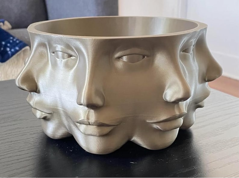 Titi Multi-face Bowl/planter 3D Printed Artistic Décor Unique Multi ...