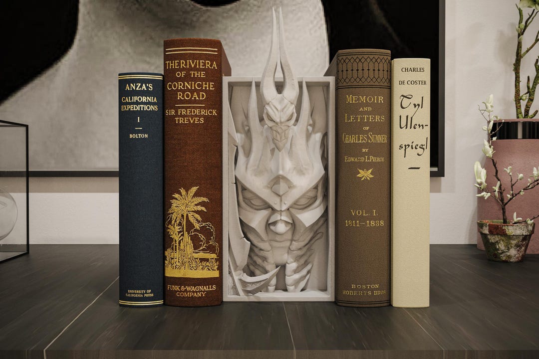 Arthas the Lich King Book Nook Bookend 3D Printed World of Warcraft ...
