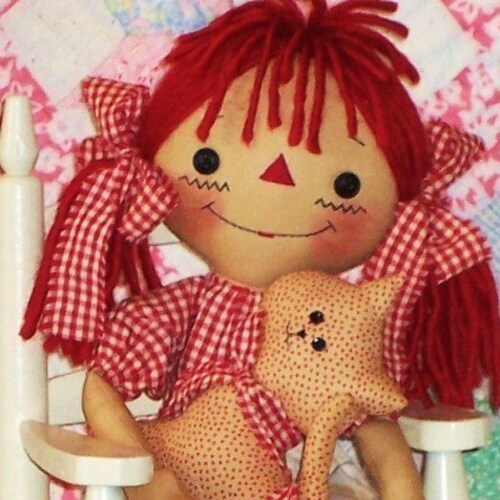 Large Cloth Doll Pattern PDF Sewing Pattern Rag Doll - Etsy