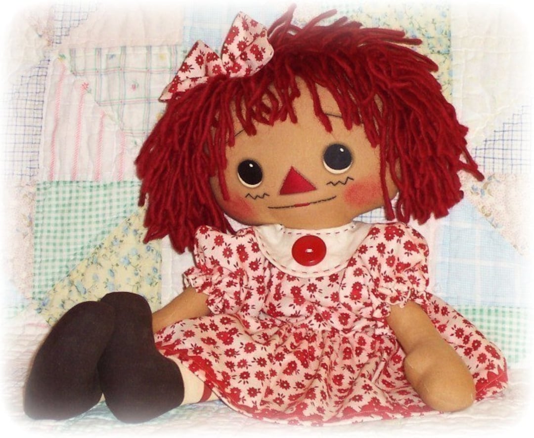 Doll Pattern, Annie Has a NEW DRESS Includes DOLL and Clothes, Pdf Rag ...