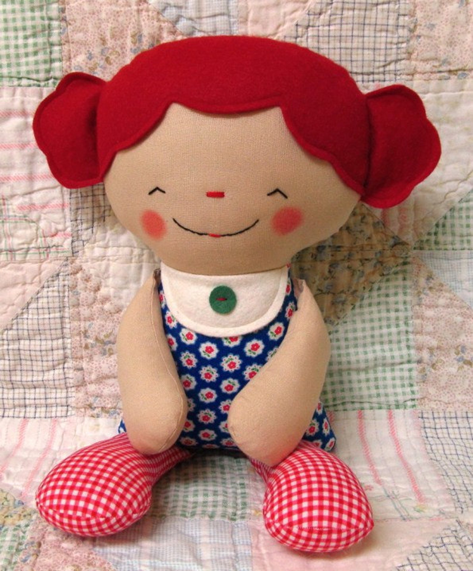 Rag Doll PATTERN PDF Pattern Cloth Doll Softie Soft Toy - Etsy