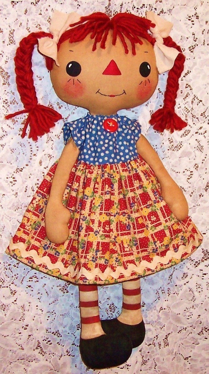 Cloth Doll Sewing Pattern Rag Doll Pattern PDF Pattern Etsy