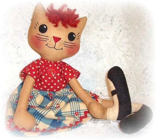 Kitty Cat Softie Pattern PDF Sewing Pattern Soft Doll - Etsy