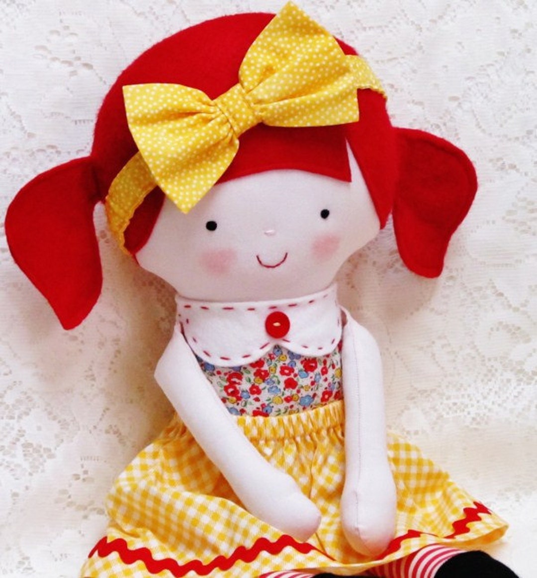 Soft Doll PATTERN, INCLUDES the Doll Clothes, PDF Sewing Pattern ...