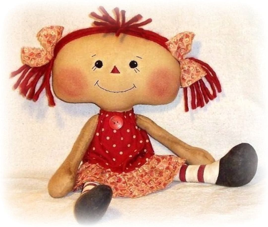 Primitive Doll Pattern, PDF Sewing Pattern, Rag Doll Pattern, Cloth ...